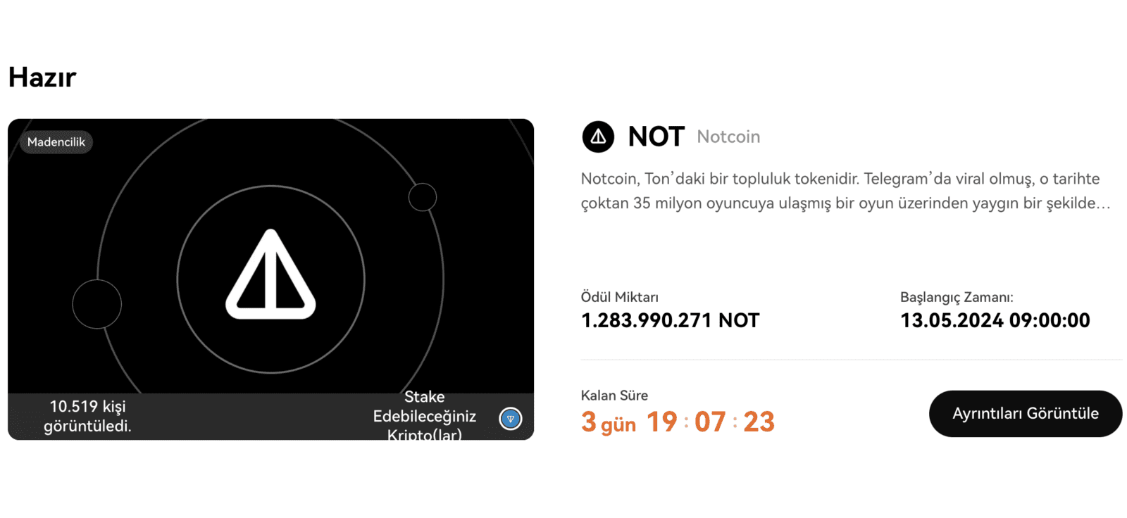 OKX Jumpstart 16. Projesini Duyurdu: Notcoin (NOT) Katılım Rehberi - Kripto Haberleri - 9 Mayıs ...